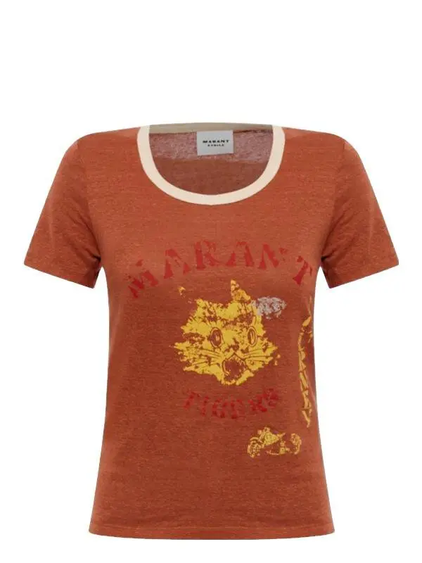 Isabel Marant Étoile Short-sleeved T-shirt - Brown