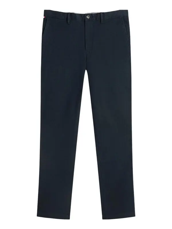 Tommy Hilfiger Casual Trousers With Belt Loops - Black