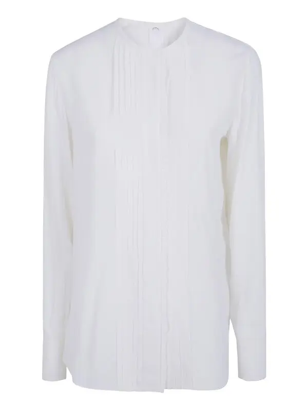 Mantū Pintuck Long Sleeve Shirt - Offwhite