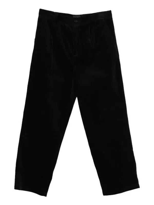 A.p.c. Corduroy Straight-leg Trousers - Black