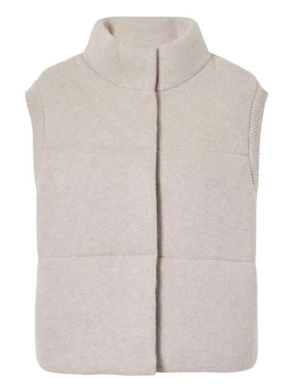 Le Kasha Casual Vest Jacket - White