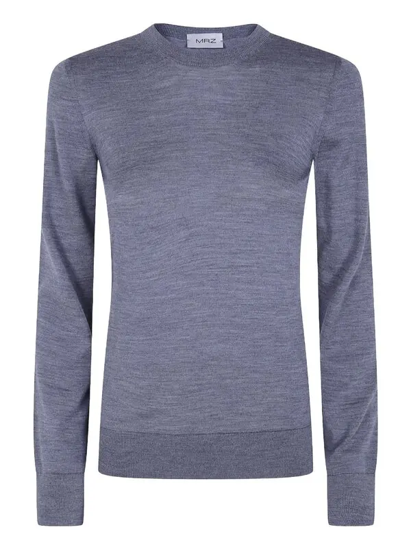 MRZ Long Sleeves Round Neck Tee - Grey