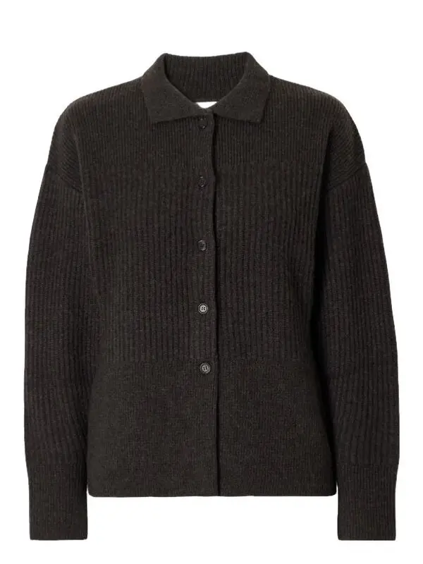 Le Kasha Ribbed Cashmere Cardigan - No