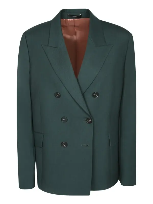Paul Smith Double-breasted Blazer - Green