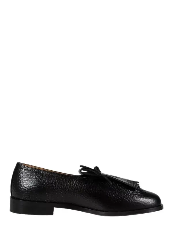 JACQUES SOLOVIÈRE PARIS Matt Kilt Fringed Loafers - Black