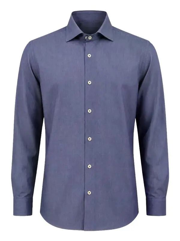 FRANZESE COLLECTION Rolls Royce Chambray Shirt - Blue
