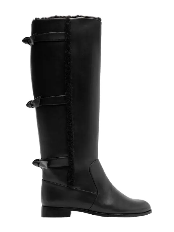 ALEXANDRE BIRMAN Lolita Tall Boot Flat - Black