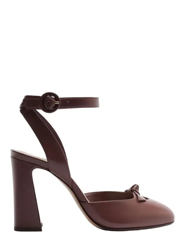 ALEXANDRE BIRMAN Slim Clarita Peep 90 - Deep Blush