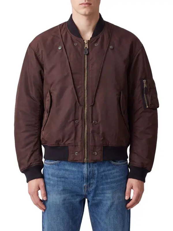 MAISON MARGIELA Reversible Nylon Bomber Jacket - Multicolor