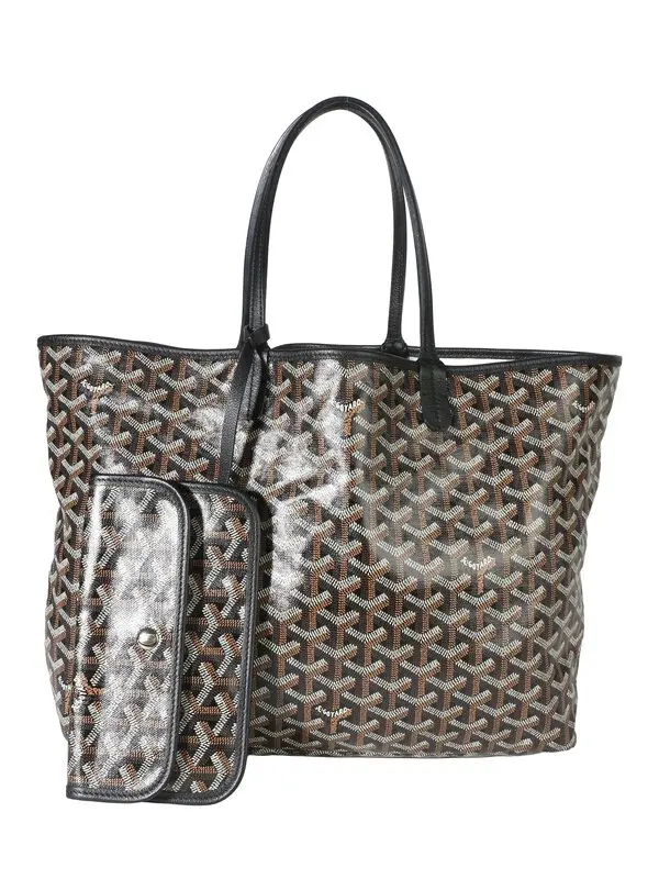 Goyard Goyardine Canvas Saint Louis Pm Tote - Black