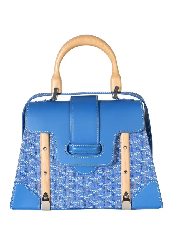 Goyard Goyardine Canvas Saigon Pm Bag - Blue