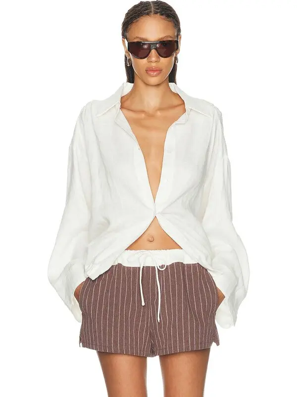 ELCE Maris Button Up Shirt - Salt