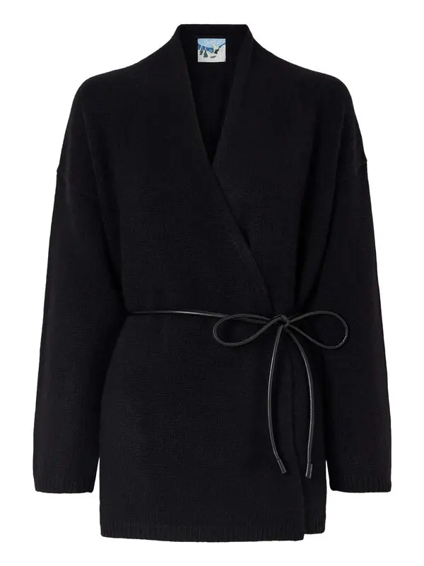 Arch4 Walmer Belted Cashmere Cardigan - Black