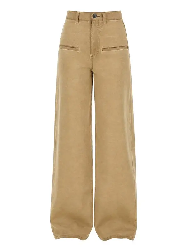 UMA WANG Wide-leg Jeans - Beige
