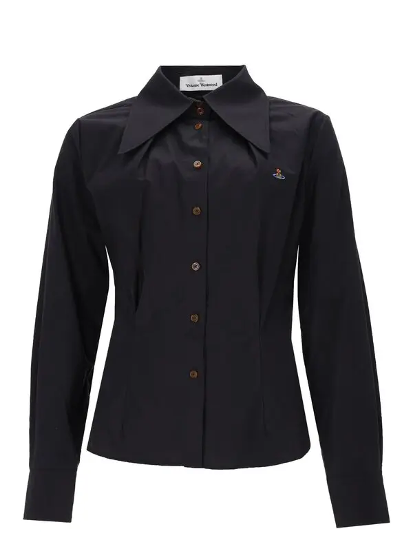 VIVIENNE WESTWOOD Logo "violin" Shirt - Black