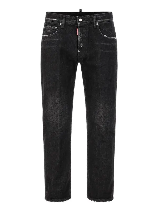 Dsquared2 Jeans Cinque Tasche In Denim - Black