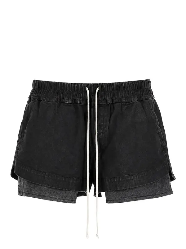 Rick Owens Fog Boxers Shorts - Black