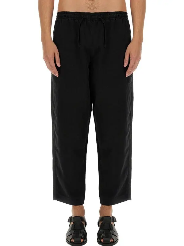 You Must Create Linen Blend Pants - Black