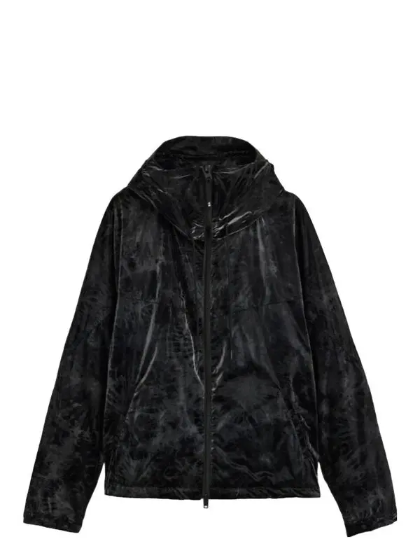 Y3 Marble Nylon Windbreaker - Black