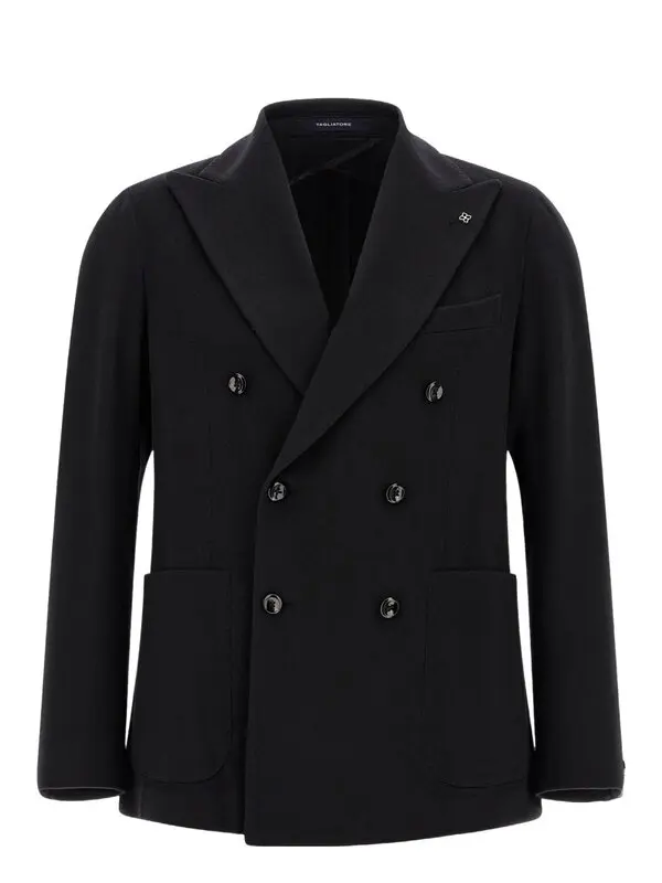Tagliatore Double-breasted Blazer - Black