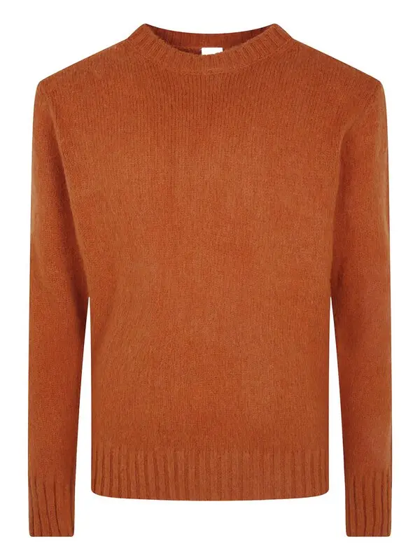 Aspesi Ribbed Knit Sweater - Brown