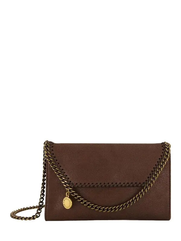 Stella McCartney Falabella Wallet On Chain Bag - Brown