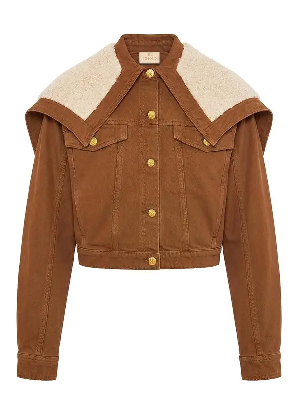Ulla Johnson The Sybil Denim Jacket - Umber