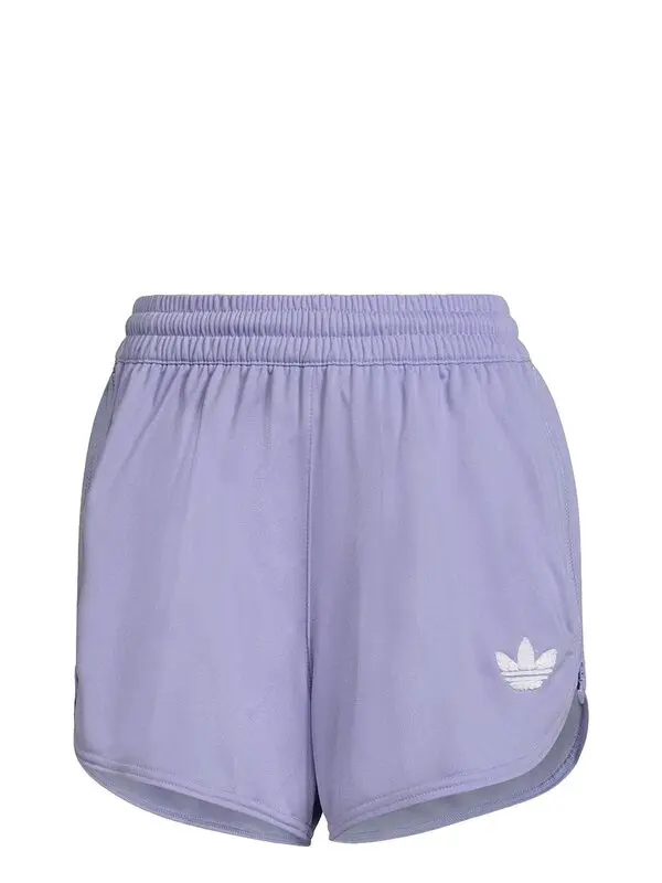 Adidas Originals Embroidered Track Shorts - Lavender