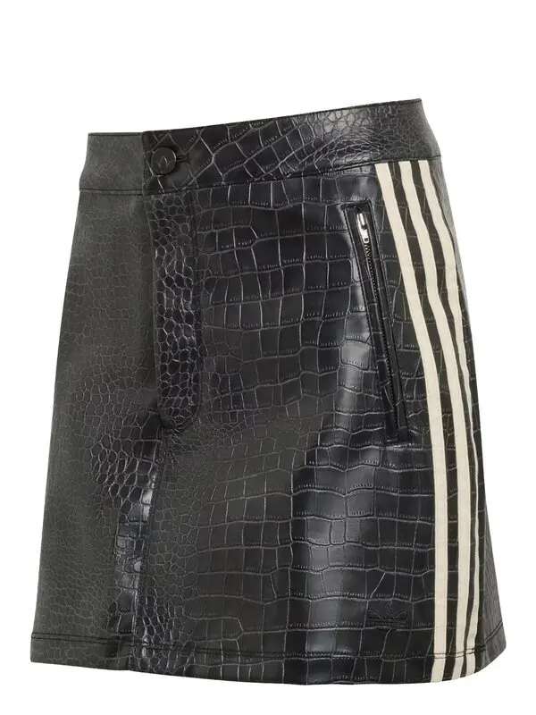 Adidas Pleather Mini Skirt - Black