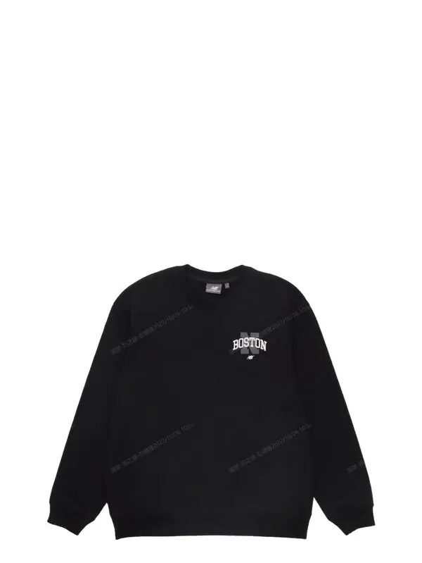 NEW BALANCE Logo Sweatshirt Asia Sizing - Black