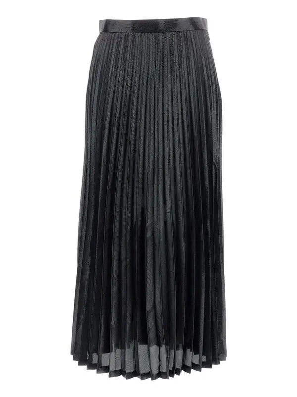 Junya Watanabe Pleated Midi Skirt - Multicolor