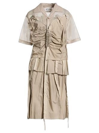 MAISON MARGIELA Midi Dress Size Polyester, Viscose - Beige