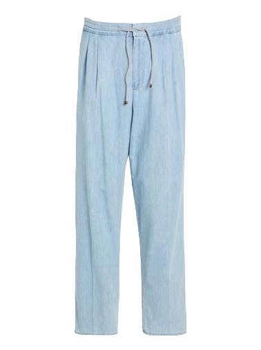 Brunello Cucinelli Pants Size Cotton - Blue