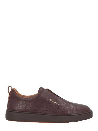 Santoni Sneakers Chocolate Size Leather - Brown