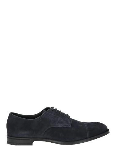 DOUCAL'S Lace-up Shoes Size Leather - Navy