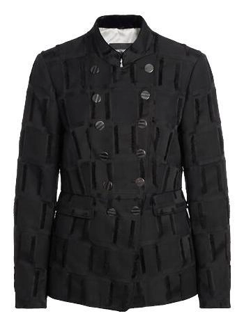 Emporio Armani Blazer Size Polyester, Viscose - Black