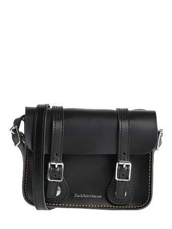 Dr. Martens 7" Leather Satchel Kiev" Cross-body Bag Cow Leather - Black