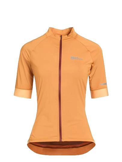 JACK WOLFSKIN Sweatshirt Size Polyester, Elastane - Mandarin