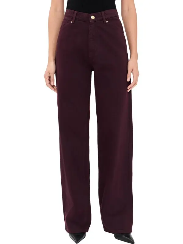 DL1961 Kaylen Soft Curve High Rise Jeans - Malbec