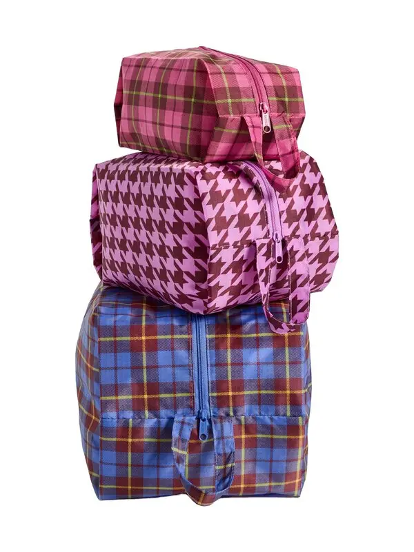 Baggu 3d Zip Set - Check Mix