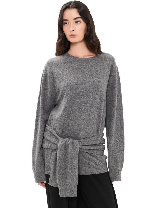Source Unknown Tio Extra Shawl Sweater - Grey