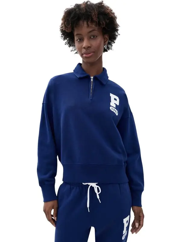 Polo Ralph Lauren Vintage Funnel Sweater - Blue