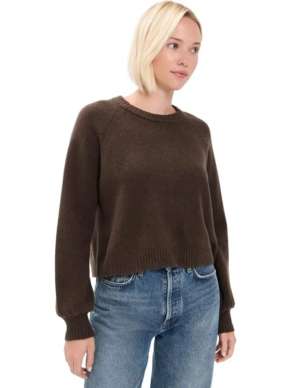 Z Supply Coming Up Sweater - Dark Chocolate