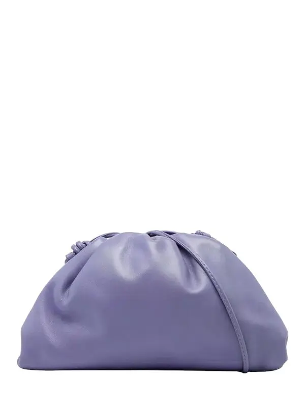 Bottega Veneta 2012-2026 Lambskin The Mini Pouch Crossbody Bag - Purple