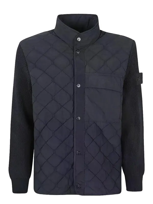 Stone Island Ghost Quilted Jacket - Blue