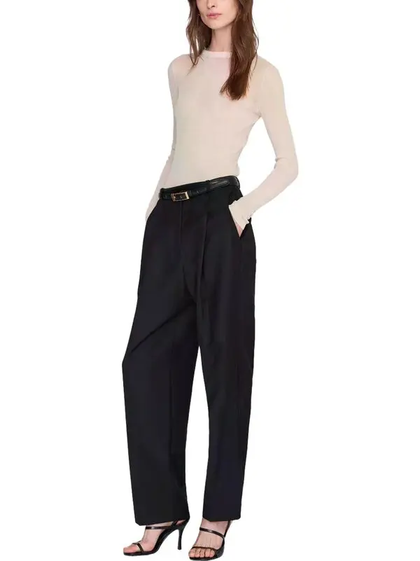 ANINE BING Amal Trousers - Black