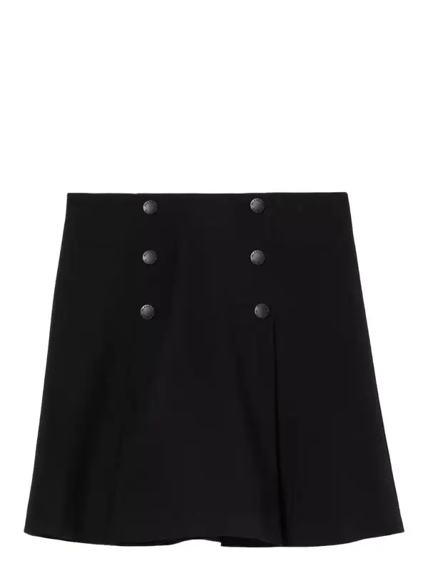Claudie Pierlot Flared Mini Skirt - Black