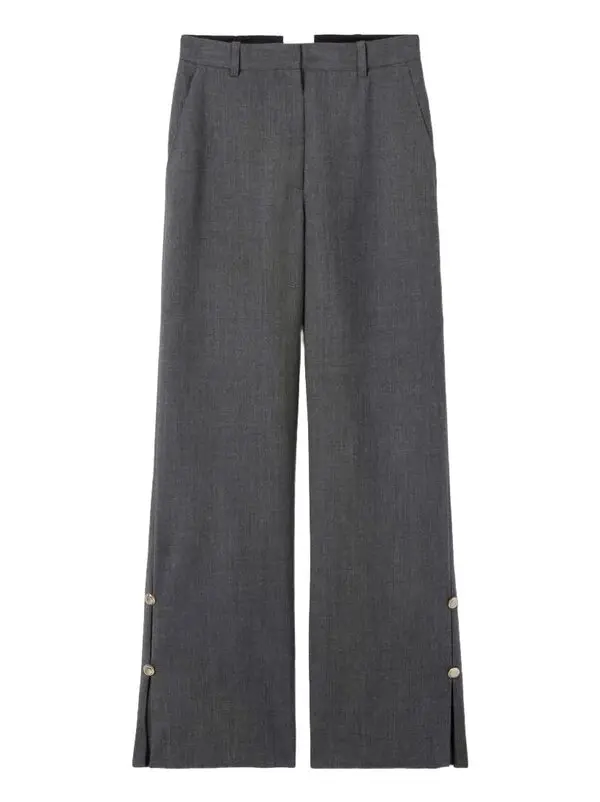 Claudie Pierlot Virgin Wool Trousers - Grey