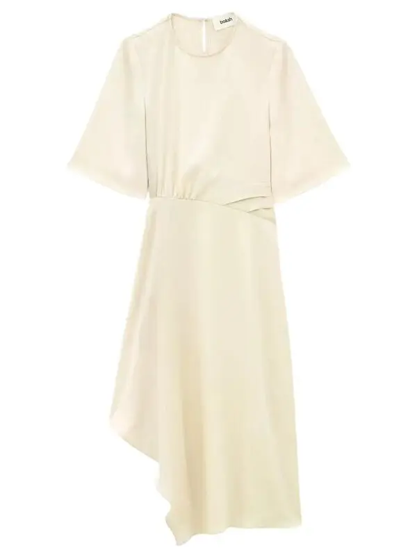 Ba&sh Wila Asymmetric Midi Dress - Neutrals