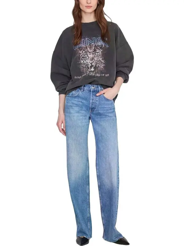 ANINE BING Miles Sweater Leo Muse - Grey